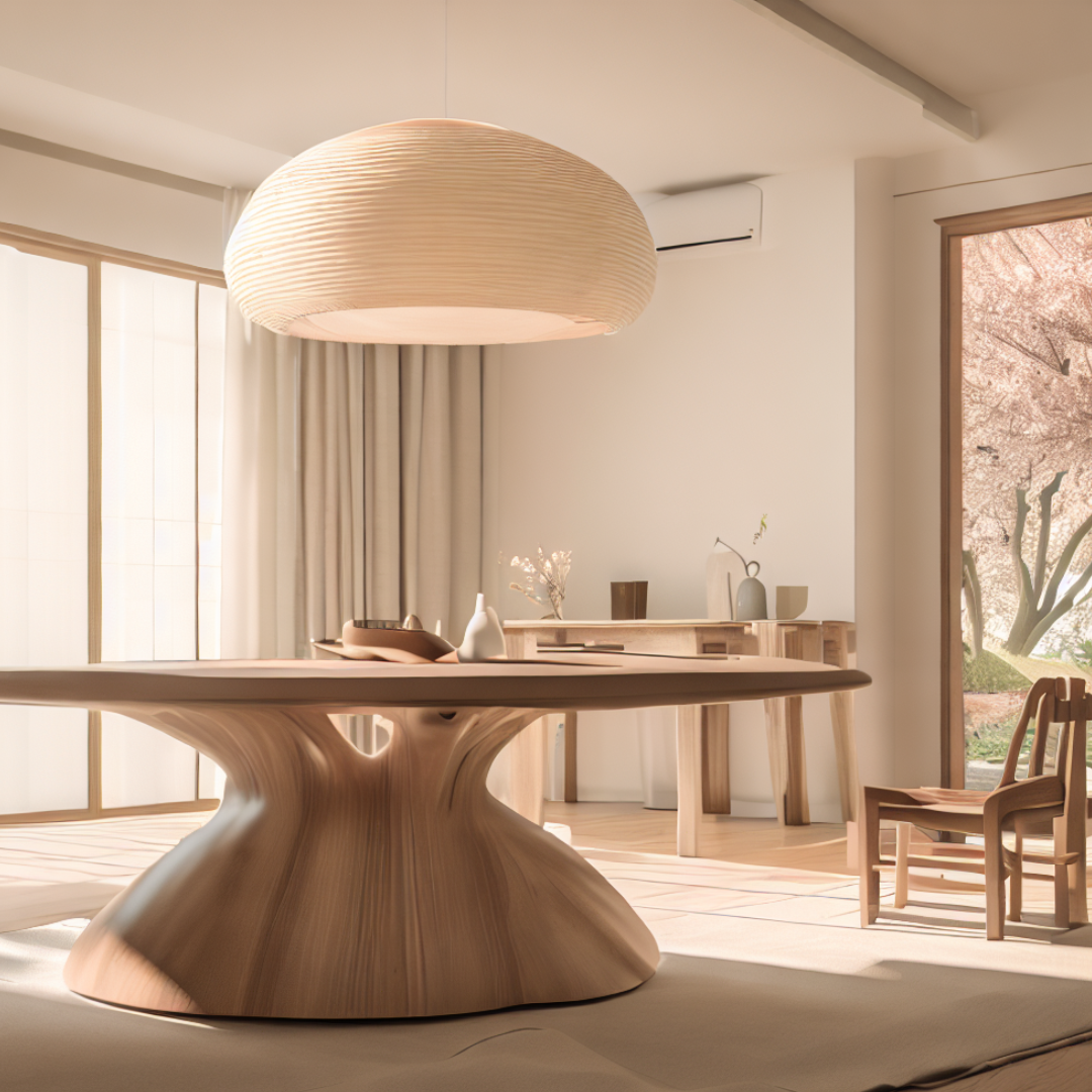 Magisch organisch: Japandi eetkamer stylen