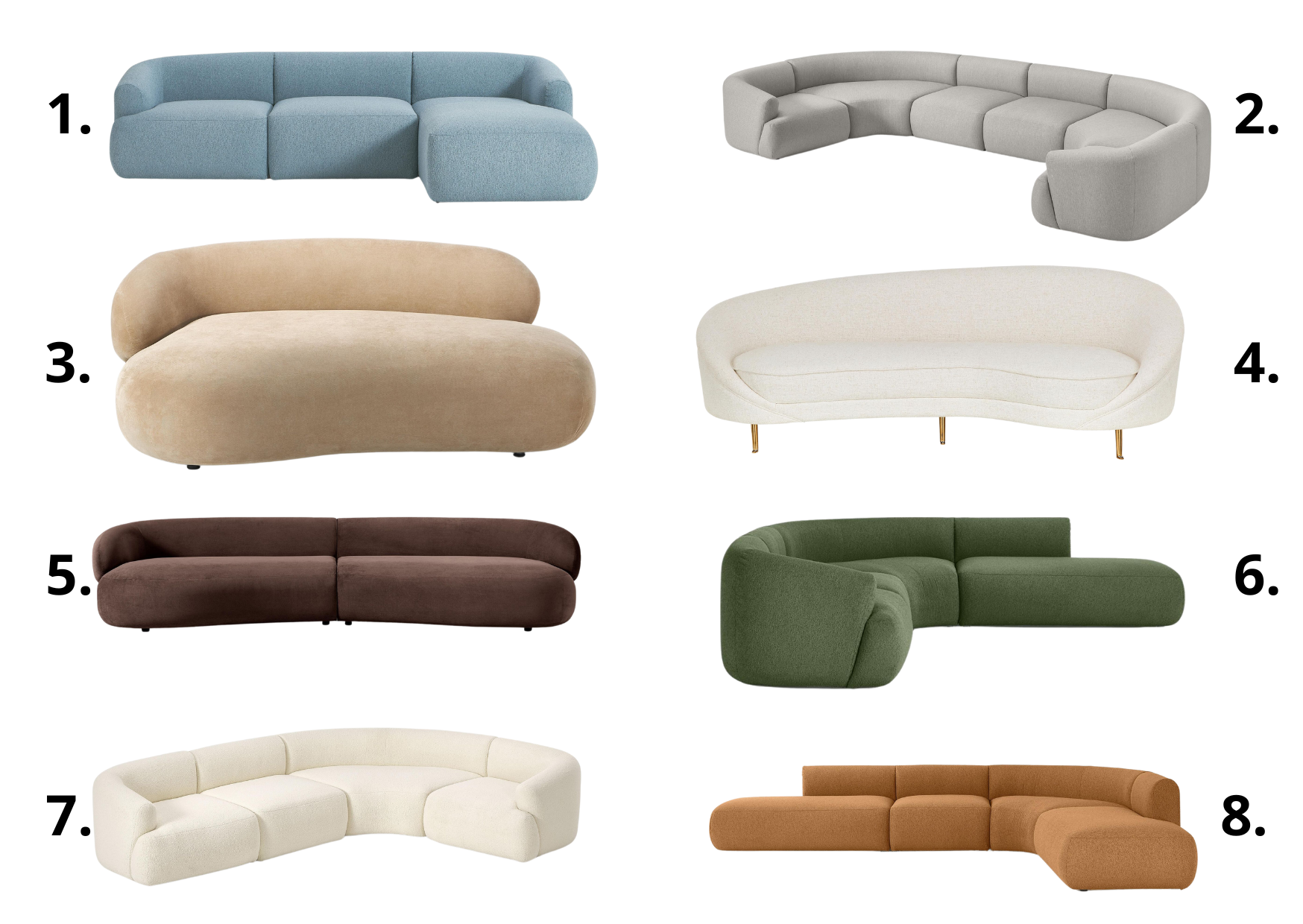 Ronde banken: 8 stijlvolle keuzes voor een speelse én luxe look - A lot ...